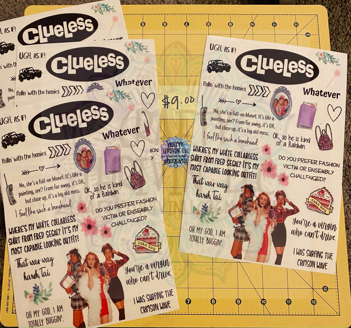 Clueless Set – Crafty Thrivin’ LLC